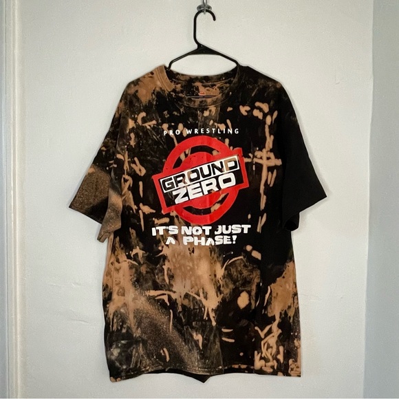 Hanes | Shirts | Custom Ground Zero Wrestling Tshirt | Poshmark